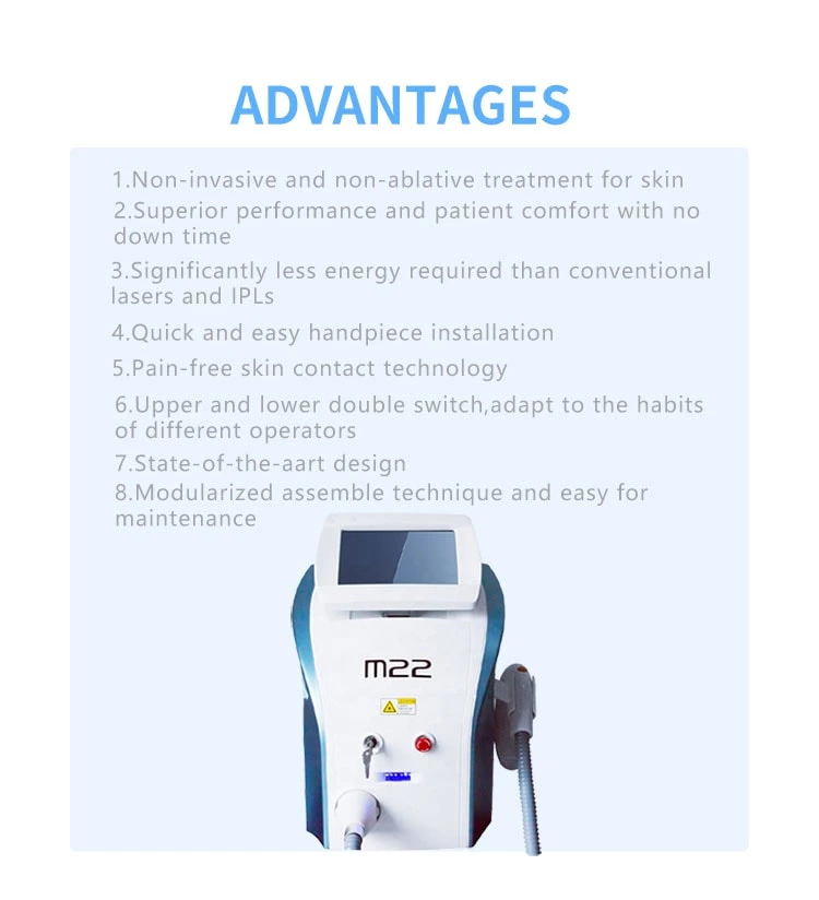 IPL OPT Hautverjüngung Lumenis M22 Maschine Gefrierpunkt aopt Laser Haarentfernung Gerät Gerät ...